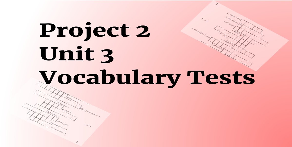Project 2 Unit 3 testy na slovíčka - Učíme AJ